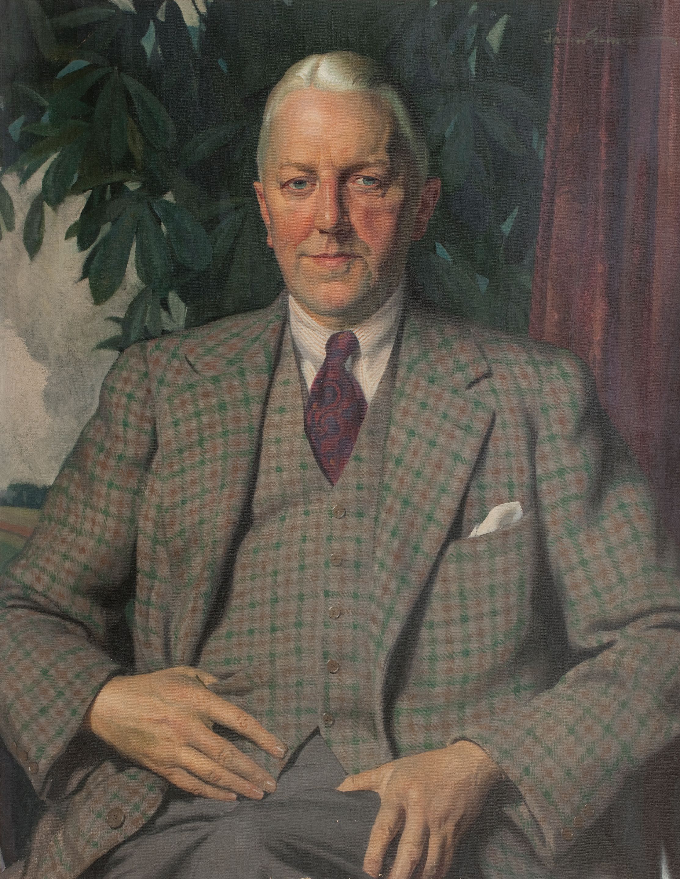 Bonhams : Sir Herbert James Gunn RA PRP RSW (British, 1893-1964) Sir ...