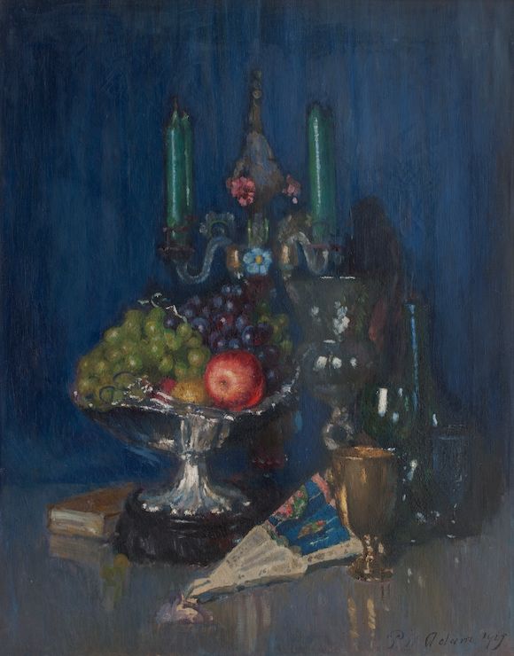 Bonhams : Patrick William Adam RSA (British, 1854-1929) Still Life with ...