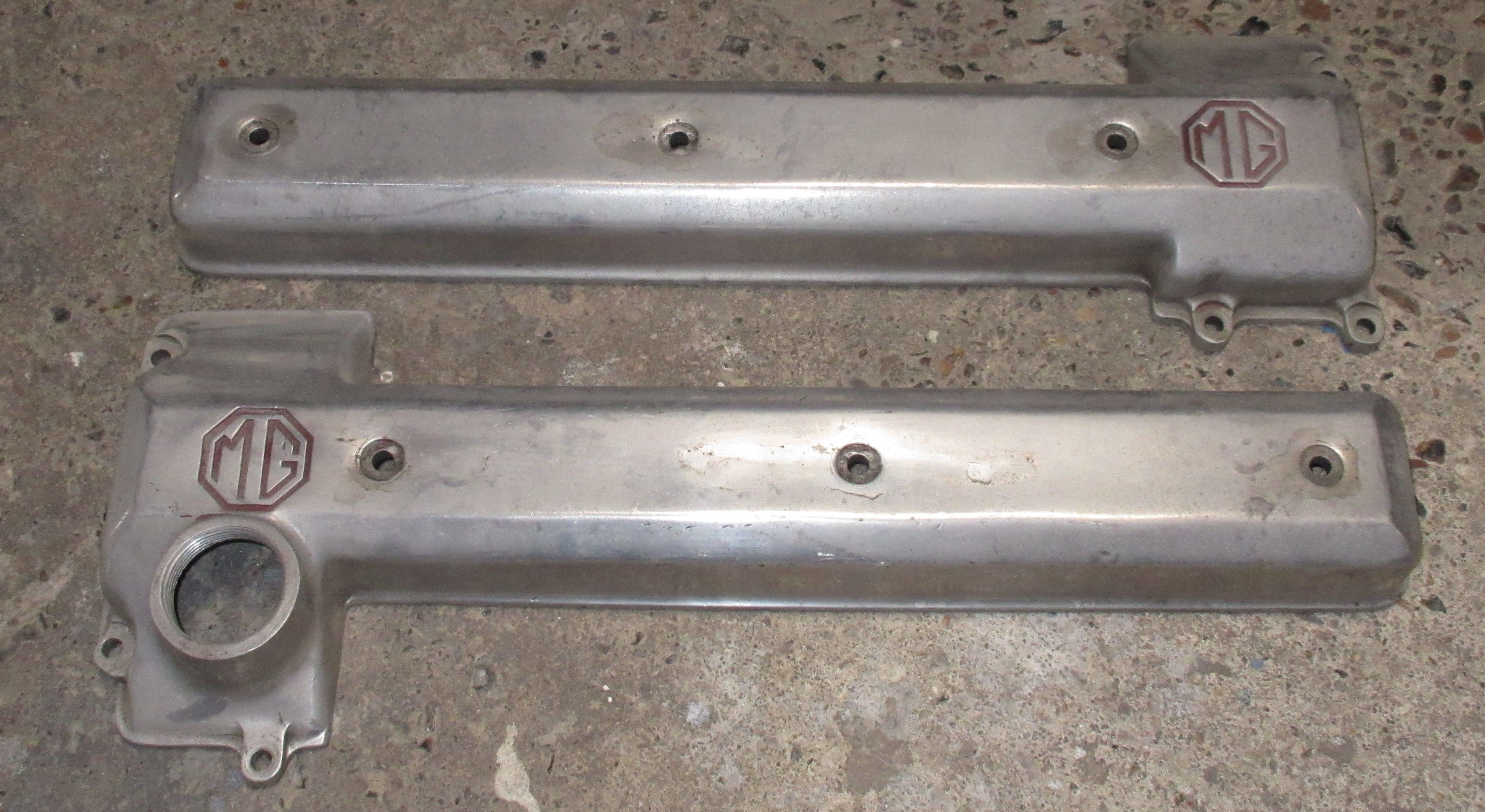 Bonhams Cars : Two MGA 'twin-cam' rocker covers, ((2))