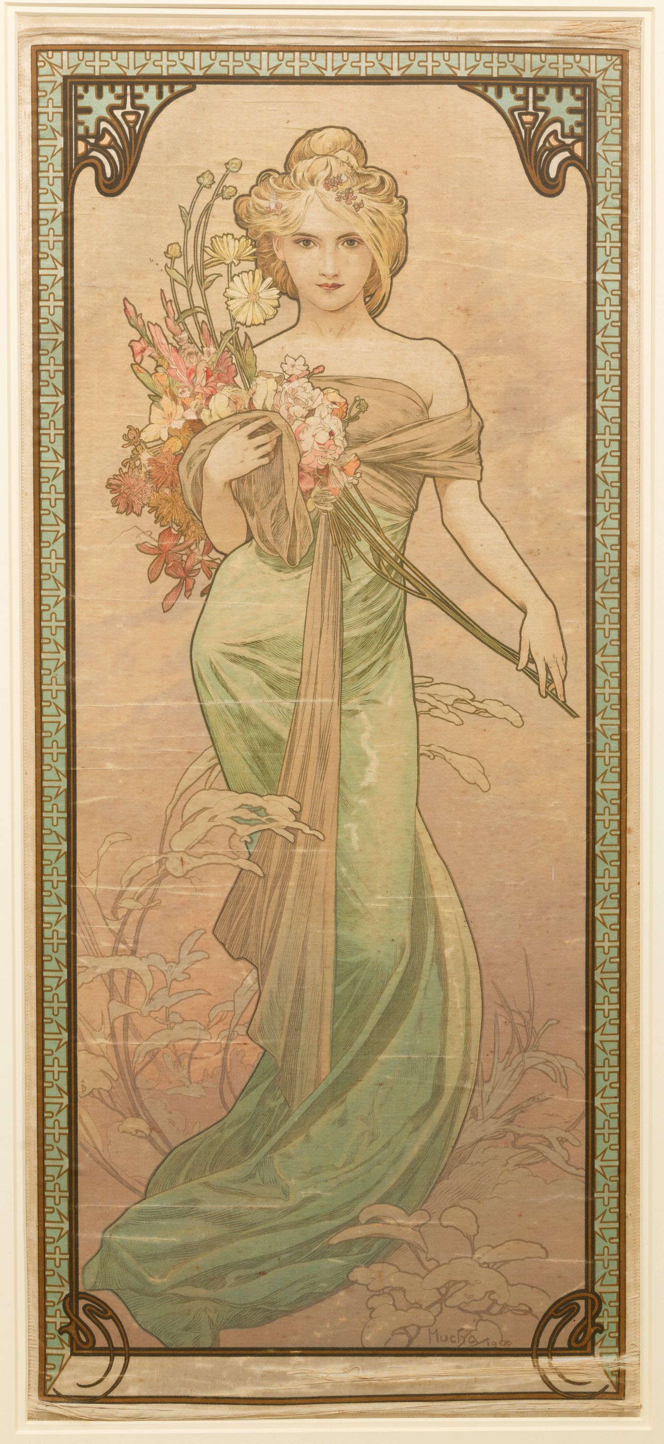 Bonhams : Alphonse Mucha (Czech, 1860-1939) PRINTEMPS (SPRING); 1900