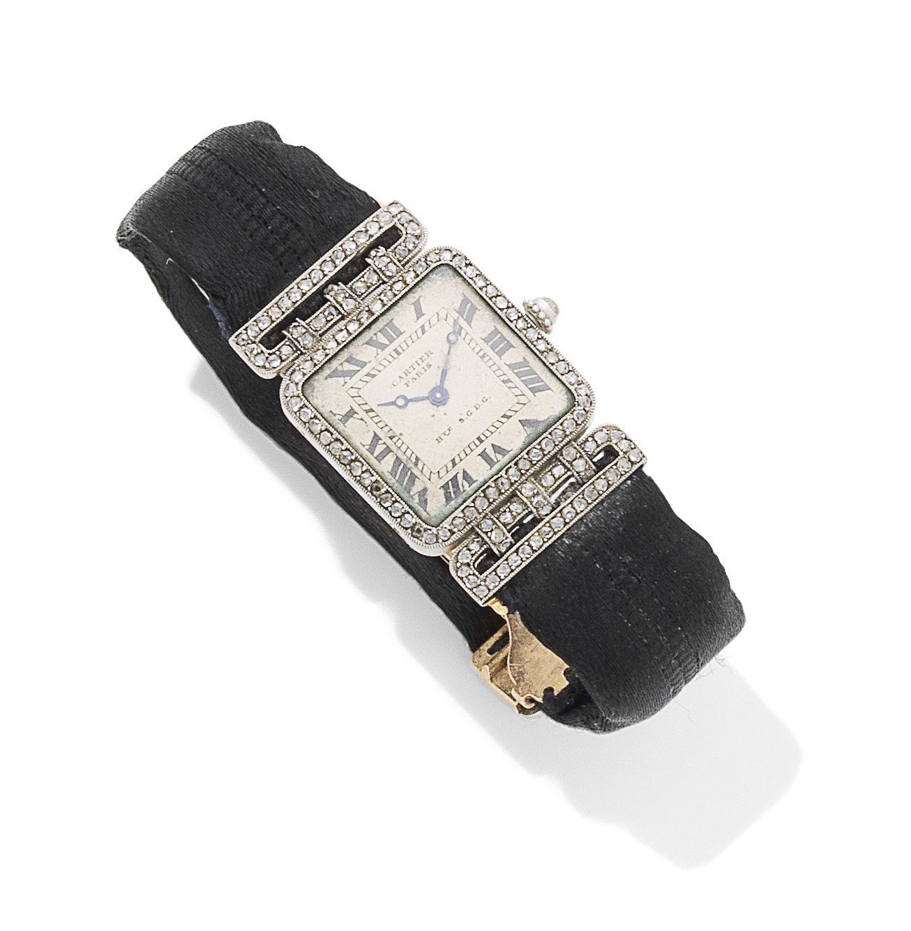 Bonhams : An early 20th Century diamond cocktail watch, retailed by ...
