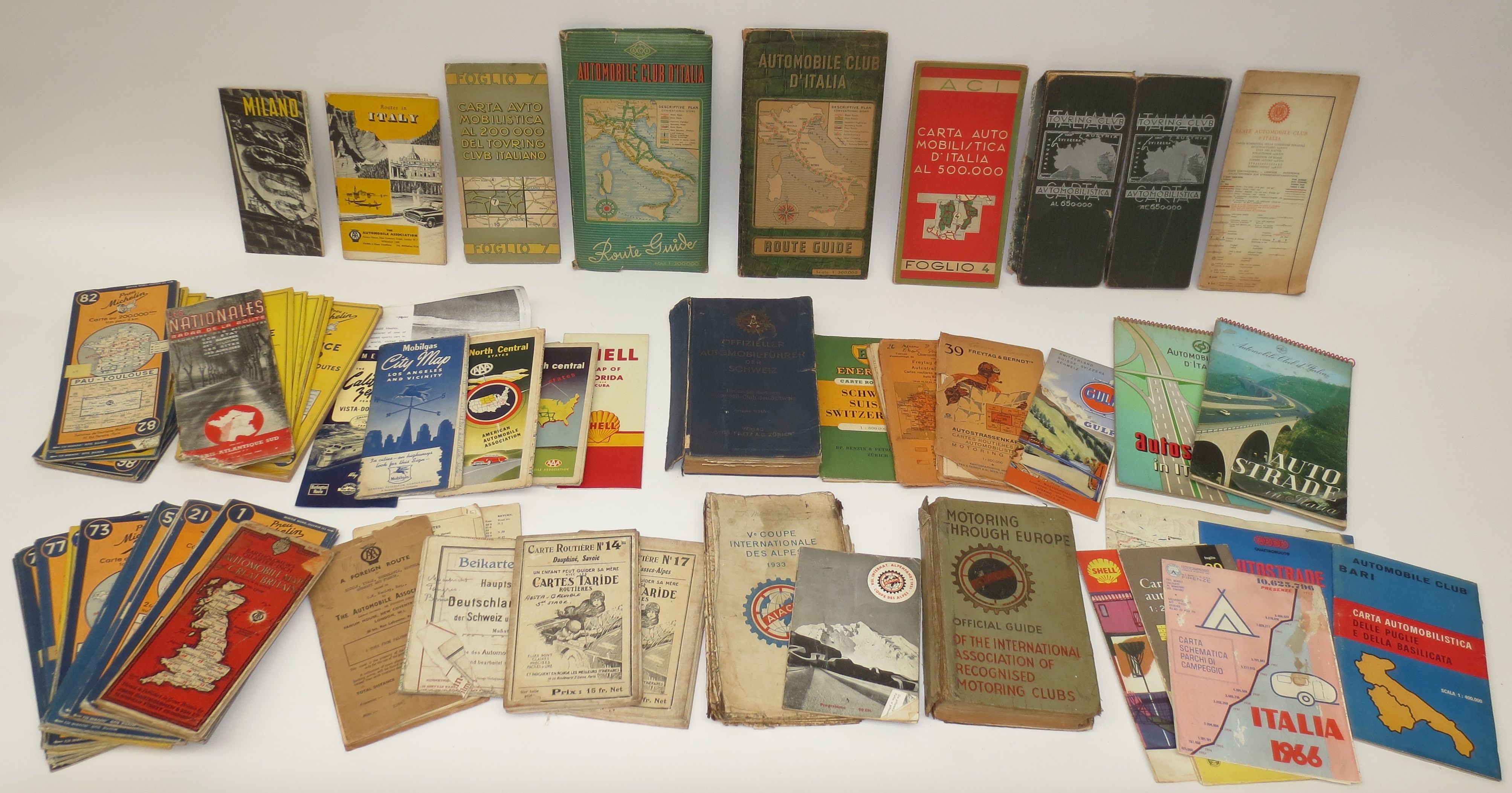 Bonhams Cars : Assorted pre and post-War motoring maps used during ...