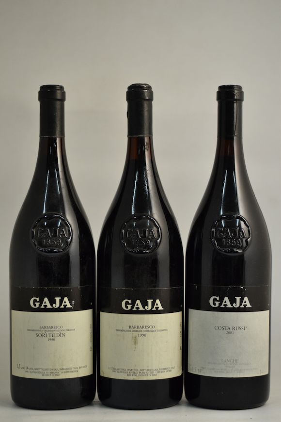 Bonhams : Barbaresco 1990, Gaja (1 magnum) Barbaresco, Sori Tildin 1990 ...