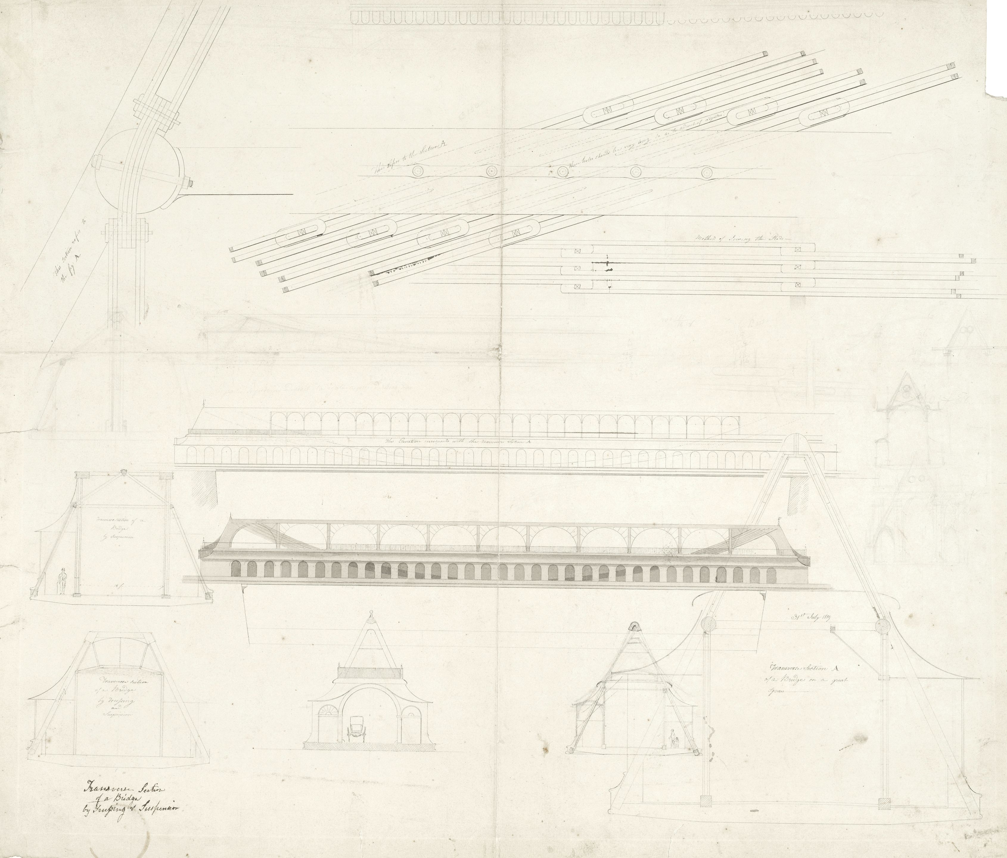 Bonhams : BRUNEL (MARC ISAMBARD) Autograph designs and engineering ...