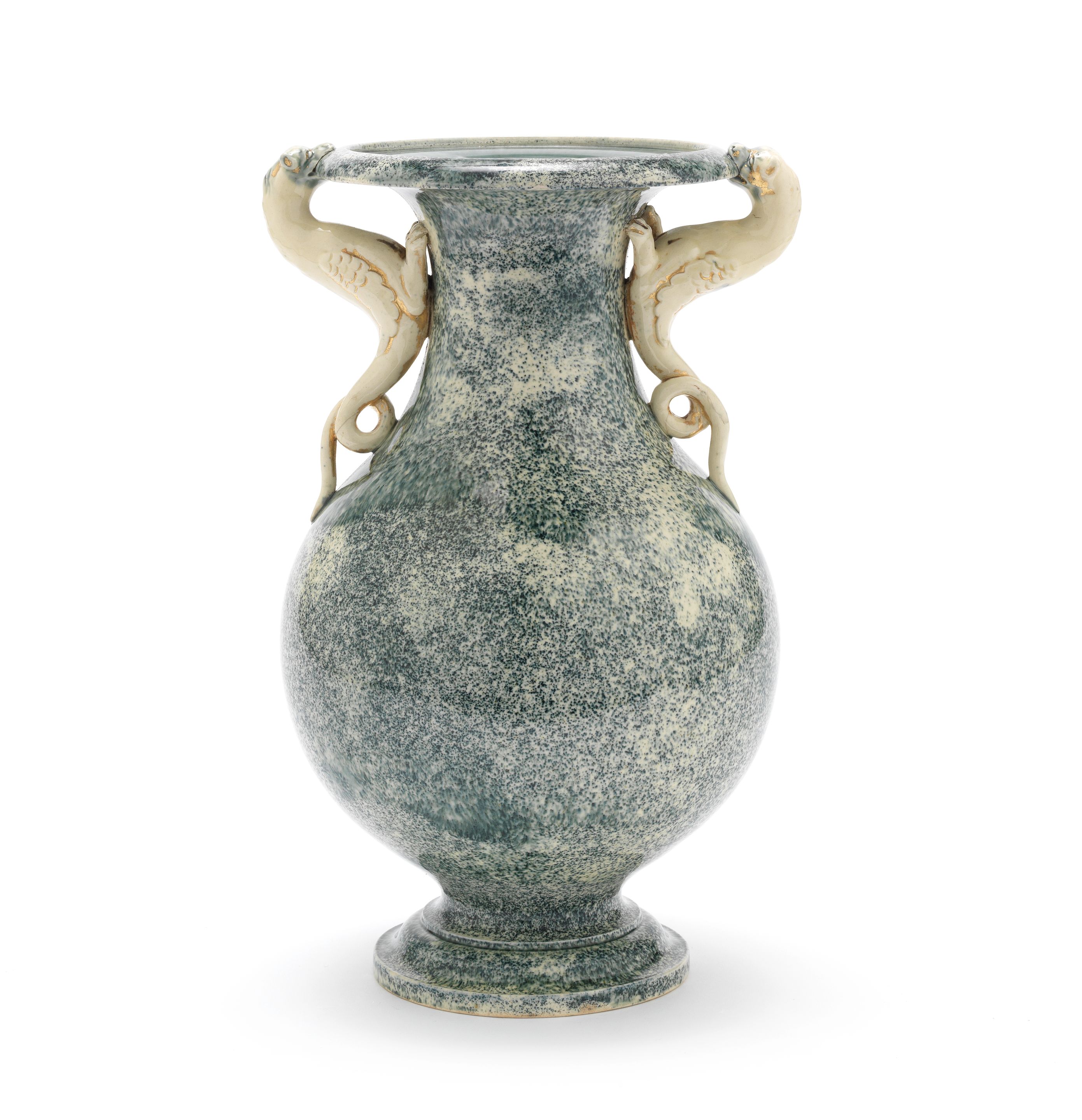 Bonhams : A very rare Wedgwood 'Porphyry' vase, circa 1770