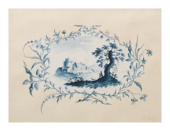 Bonhams : William Beilby (1740-1819) a monochrome drawing, circa 1760-70