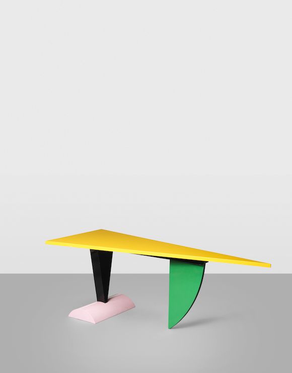 Bonhams : Peter Shire for Memphis, An early Brazil table, designed Los ...