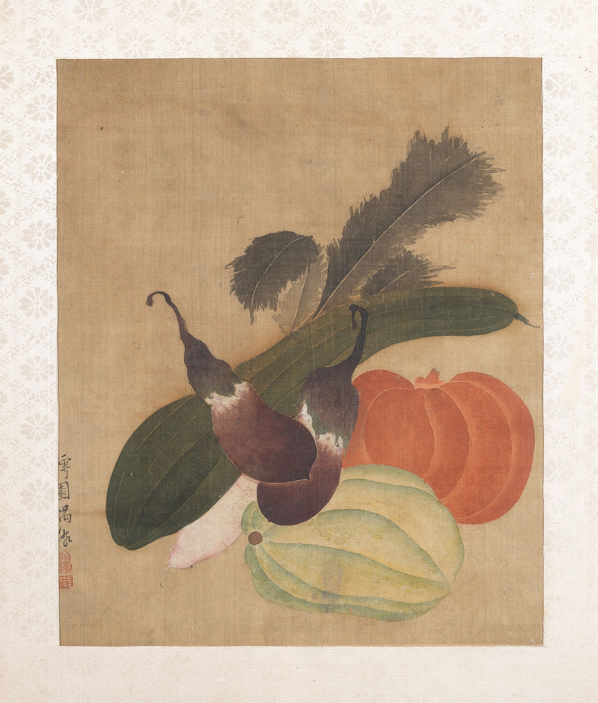 Bonhams : Zhang Wei (Qing Dynasty) Vegetables (2)