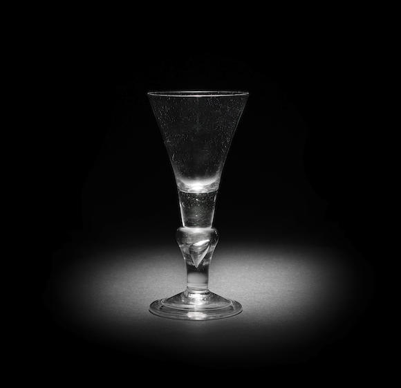 Bonhams A Heavy Baluster Wine Glass Circa 1710 20
