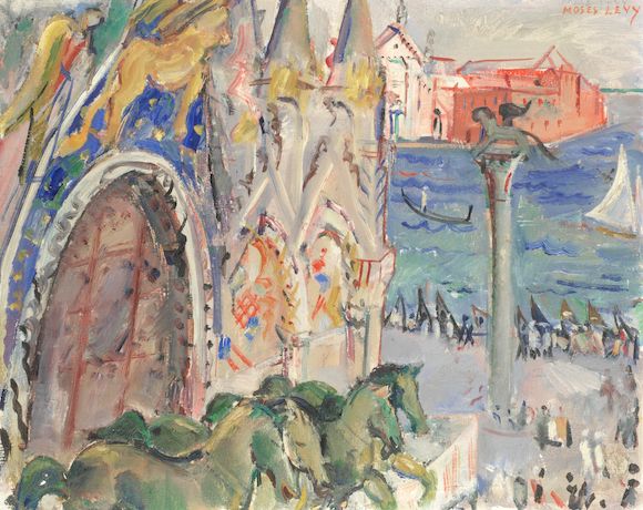 Bonhams : Moses Levy (Italian, 1885-1968) St Marks, Venice