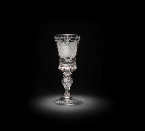 Bonhams A Bohemian Engraved Goblet First Half 18th Century