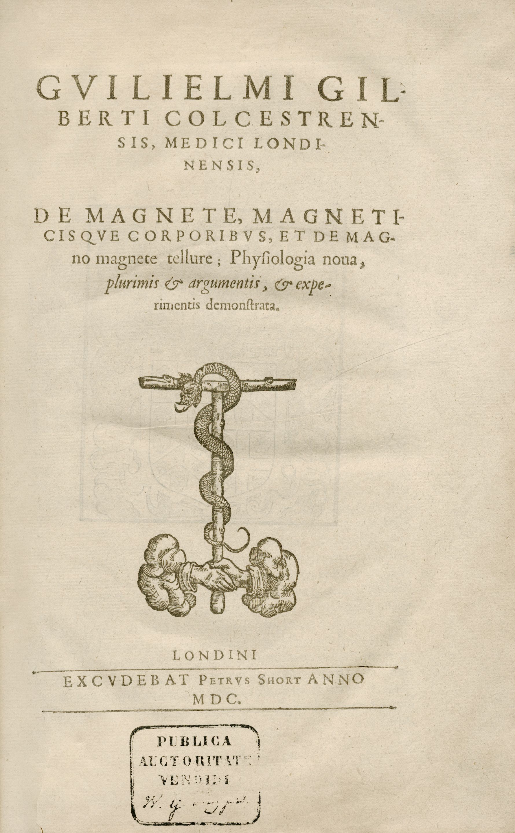 Bonhams : GILBERT (WILLIAM) De magnete, magneticisque corporibus, et de ...