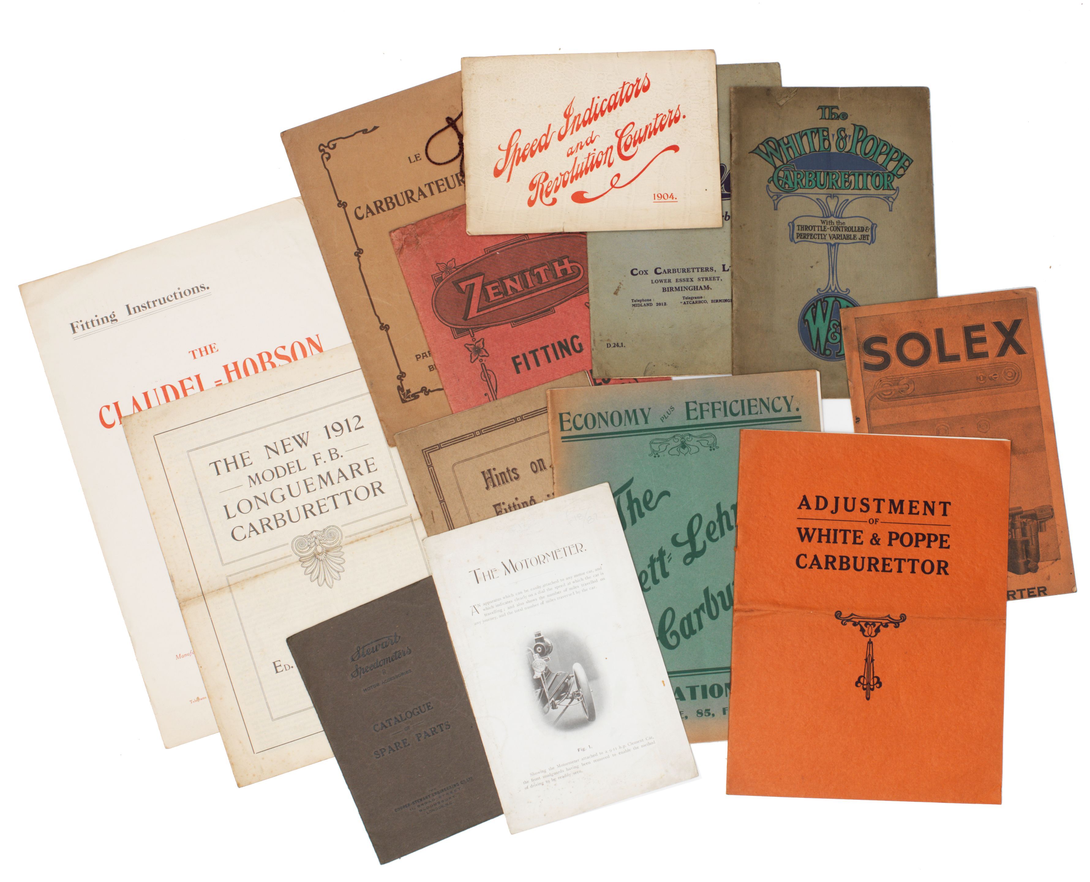 Bonhams Cars : Assorted carburettor sales and technical booklets, ((15))