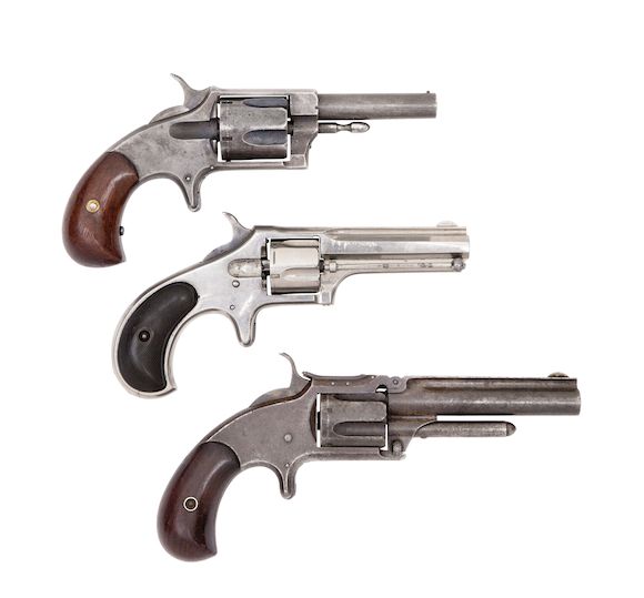 Bonhams : A .32 Rim-Fire Hopkins & Allen Blue Jacket No.2 Five-Shot ...