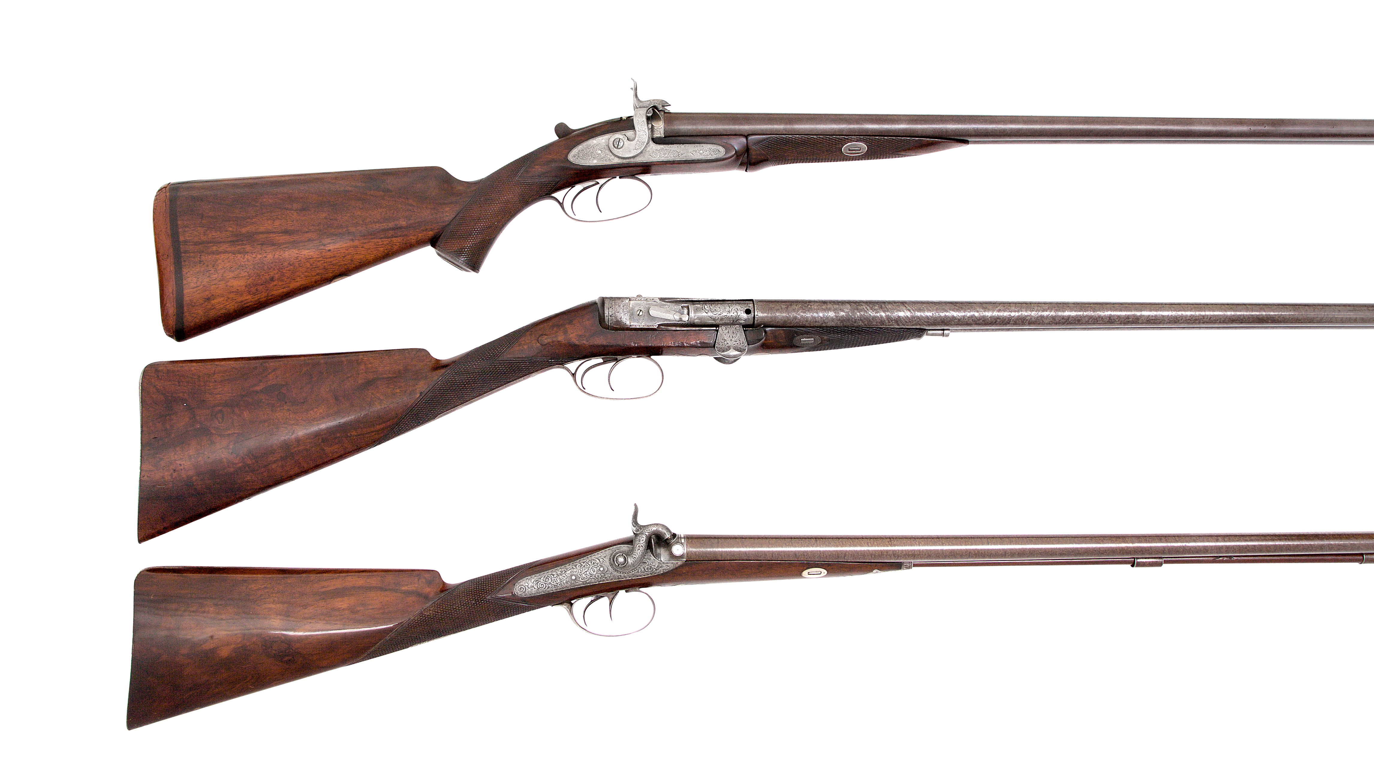 Bonhams : A 16-Bore Needle-Fire Needham's Patent D.B. Breech-Loading ...