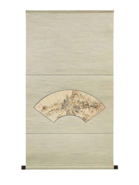 Bonhams : Tokuyama Gyokuran (1728-1784) Chinese Landscape Edo period ...