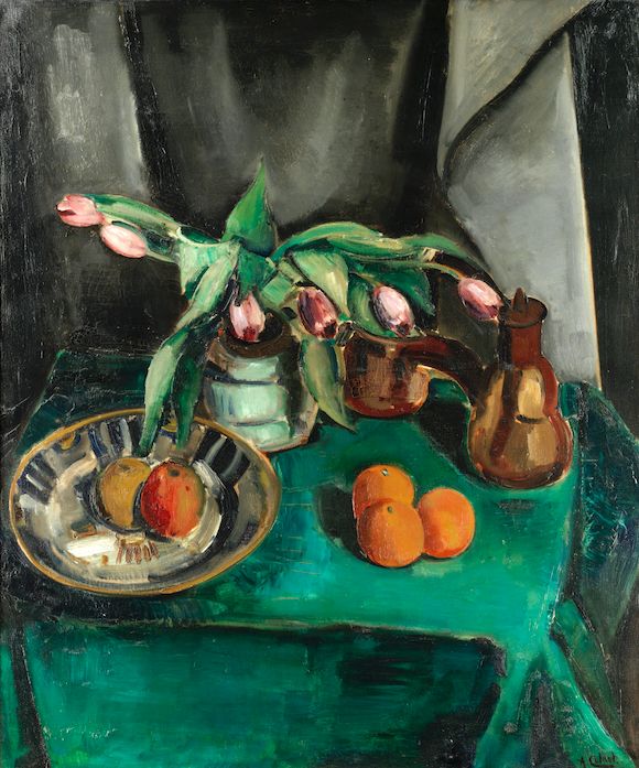 Bonhams : Arnout Colnot (Dutch, 1887-1983) Still life of flowers