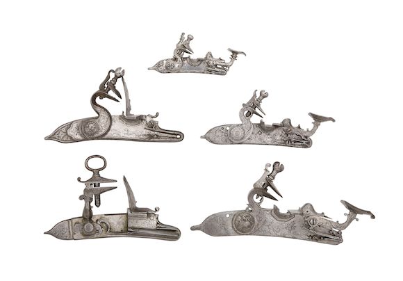 Bonhams : A North Italian Snaphaunce Mechanism For A Pistol