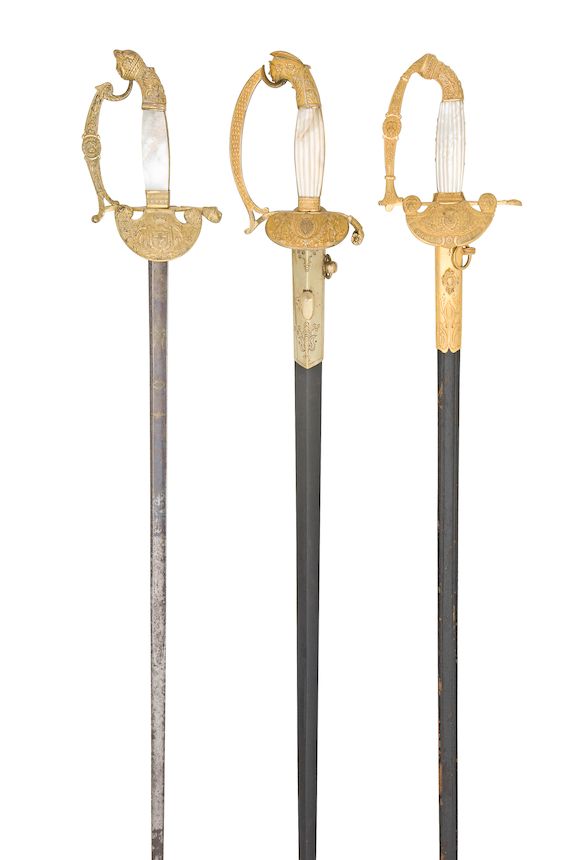 Bonhams : A Belgian Court Sword, A French Court Sword, And An Italian ...