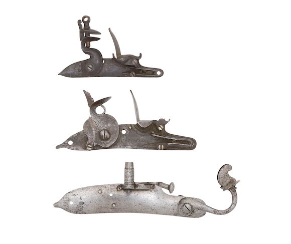 Bonhams : A Matchlock Mechanism For A Military Musket