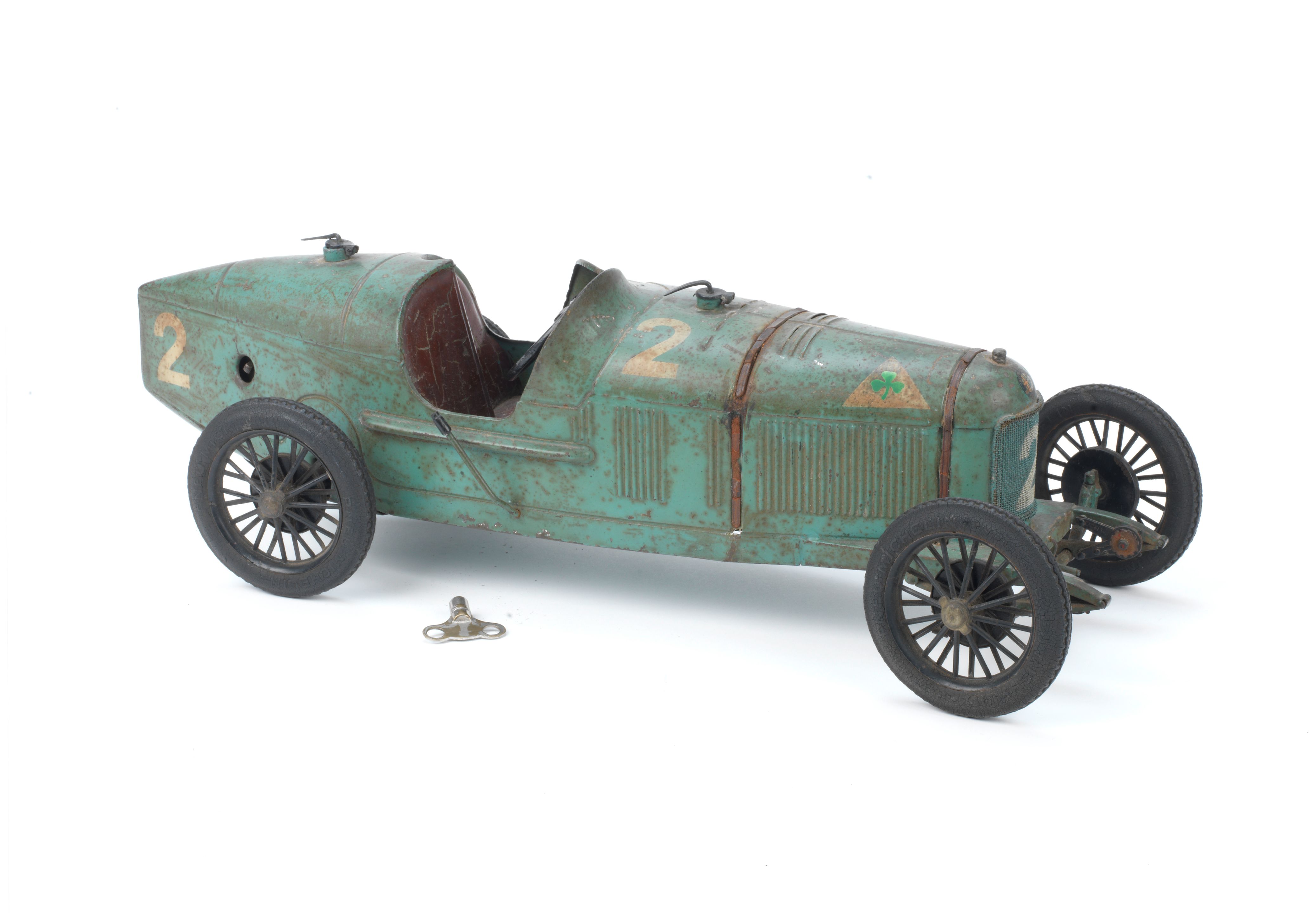 Bonhams Cars : A rare clockwork tinplate model of an Alfa Romeo P2, by ...
