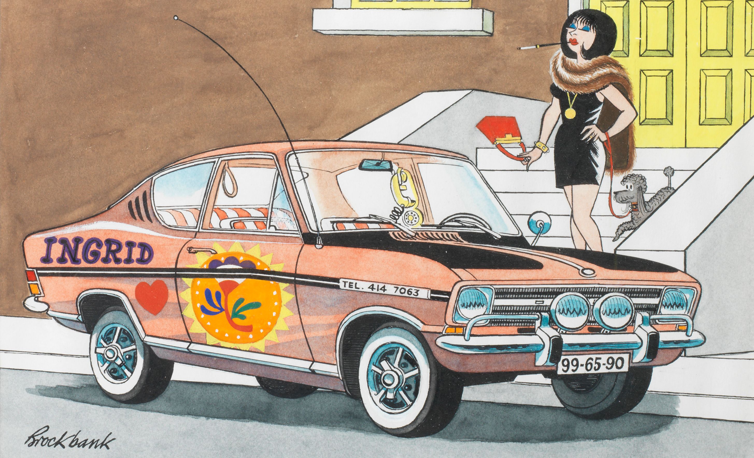 Bonhams Cars : Russell Brockbank (1913-1979), Three large colour ...