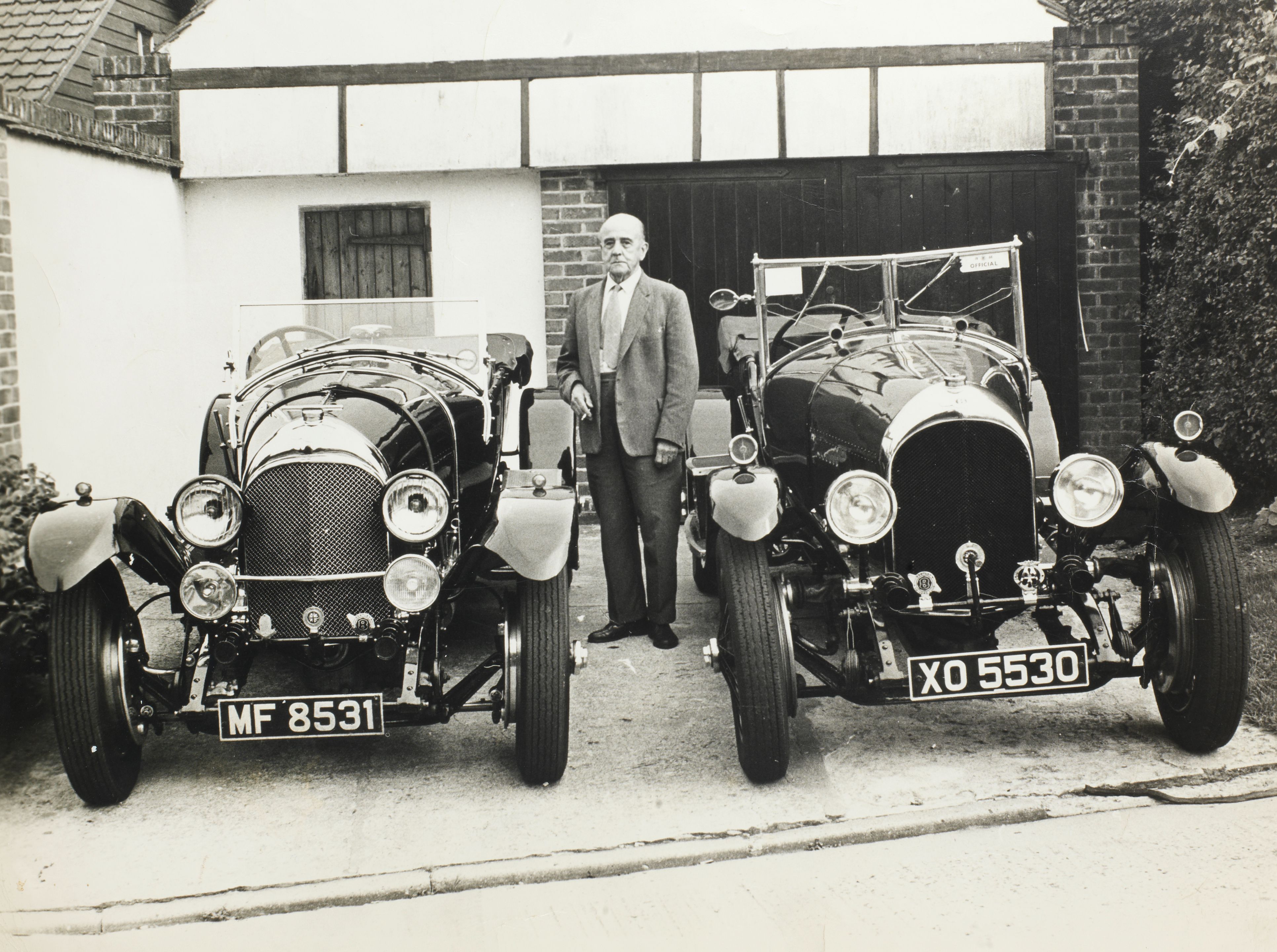 Bonhams Cars : Two unpublished photographs of W O Bentley on his 80th ...