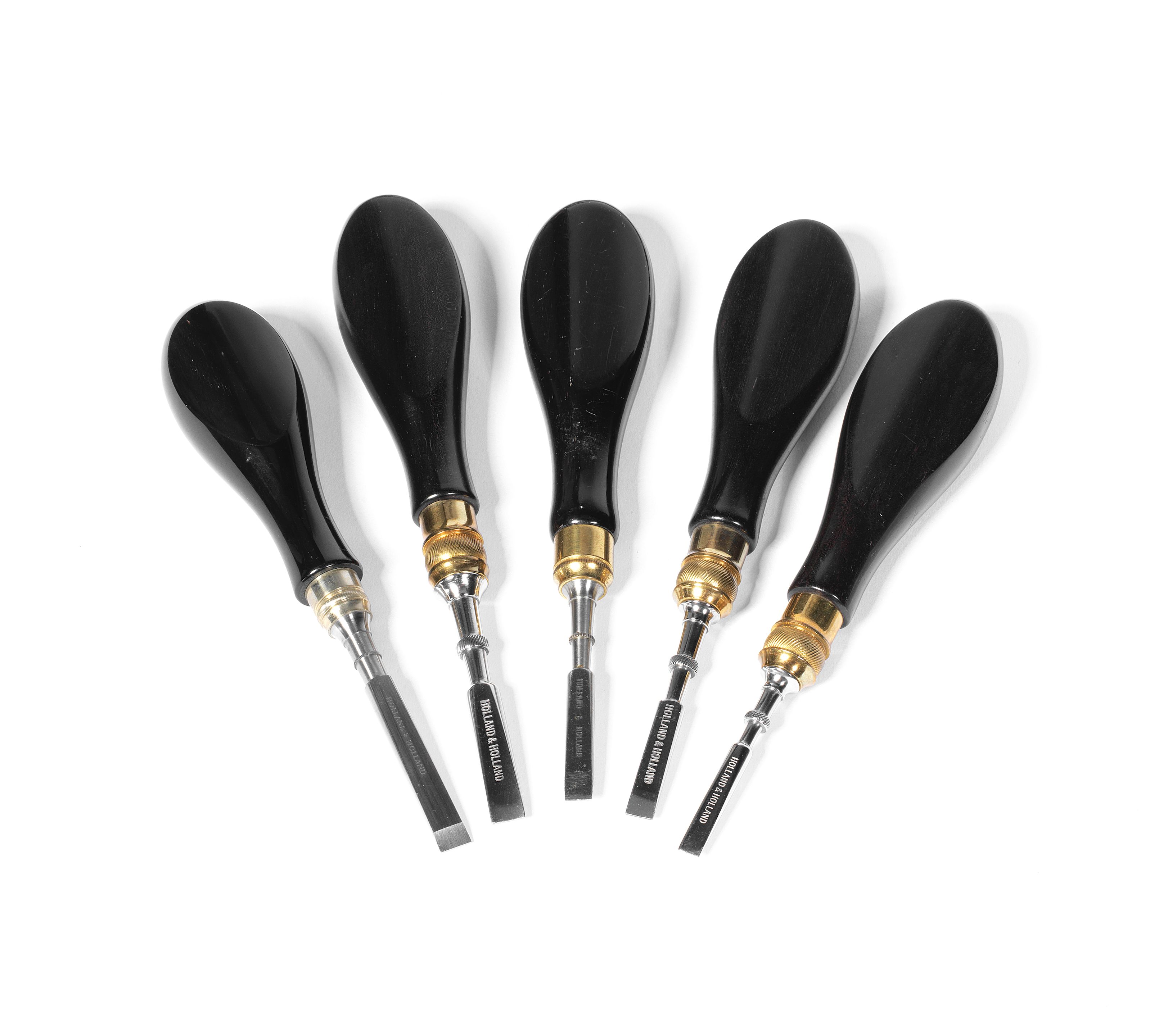 Bonhams : A five modern Holland & Holland turn-screws