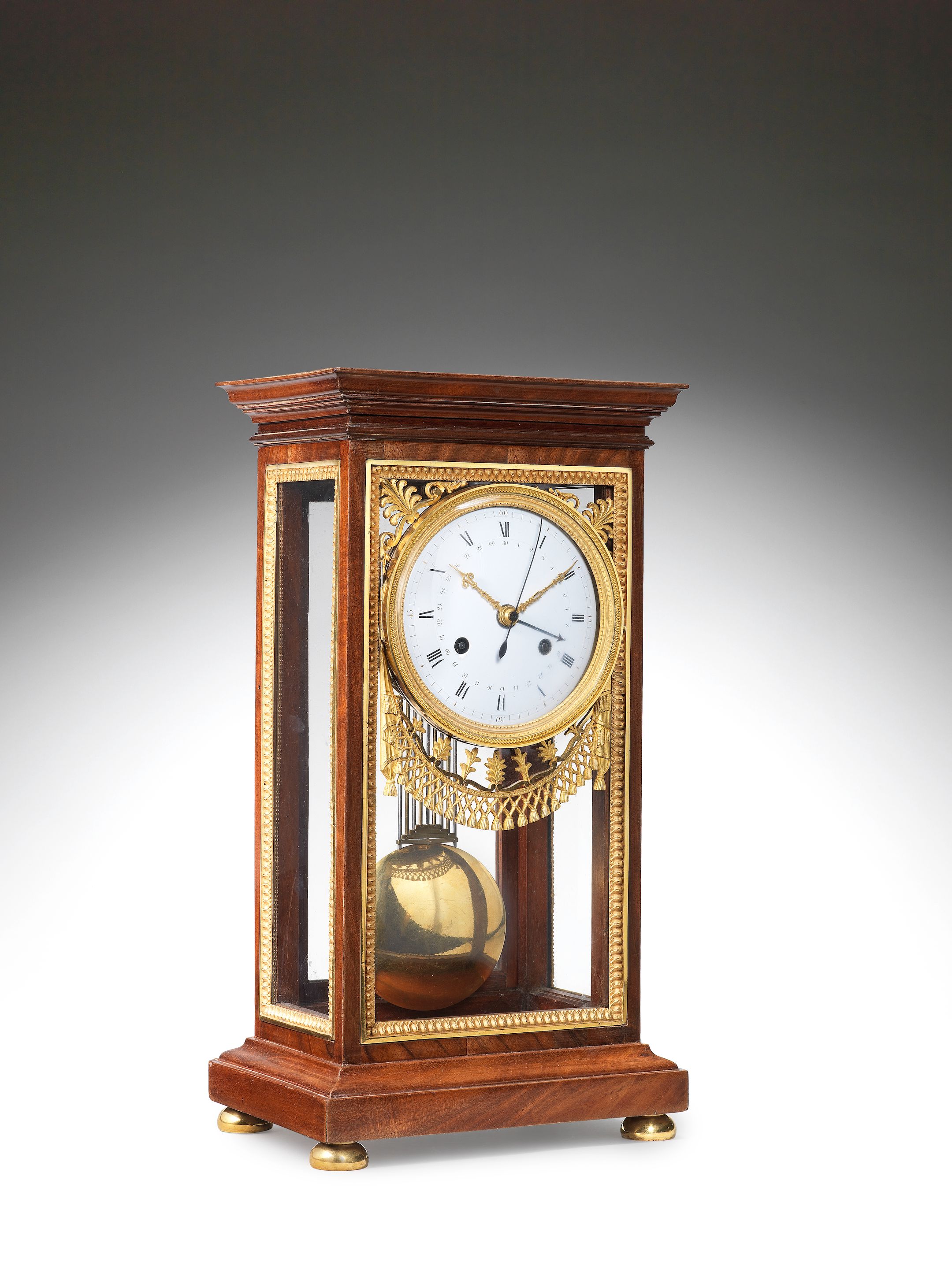 Bonhams : A late 18th century French ormolu mounted mahogany striking ...