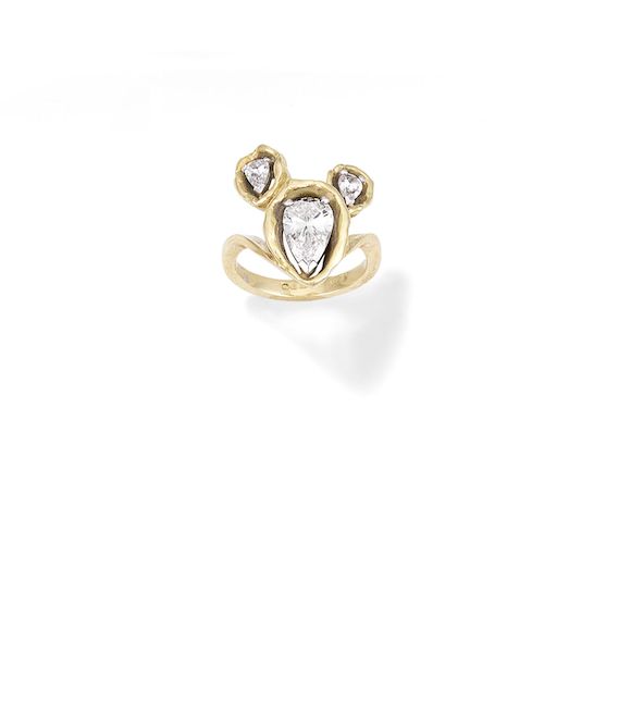 Bonhams : A diamond ring, by John Donald,