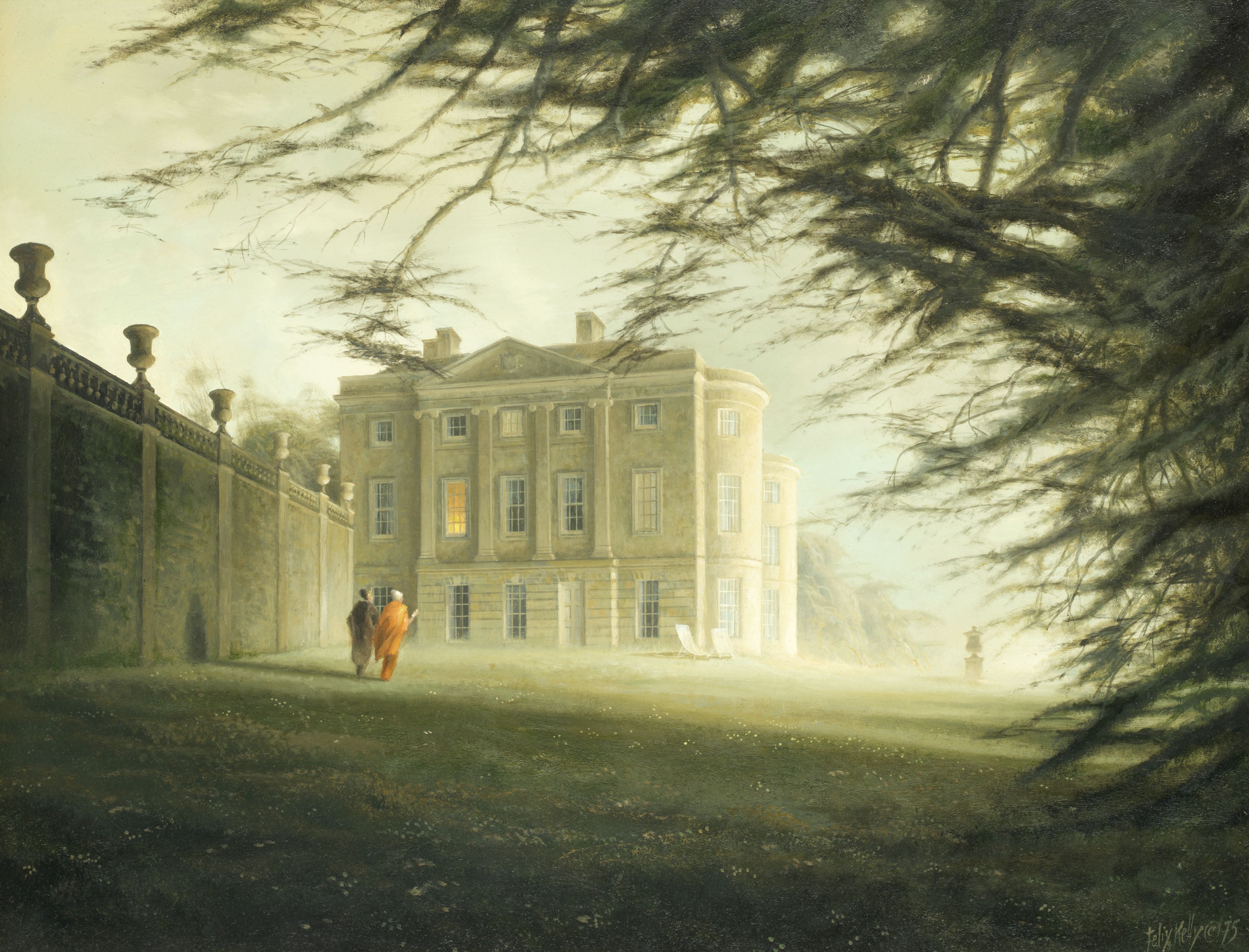 Bonhams : Felix Kelly (British, 1914-1994) Claverton Manor, Bath ...