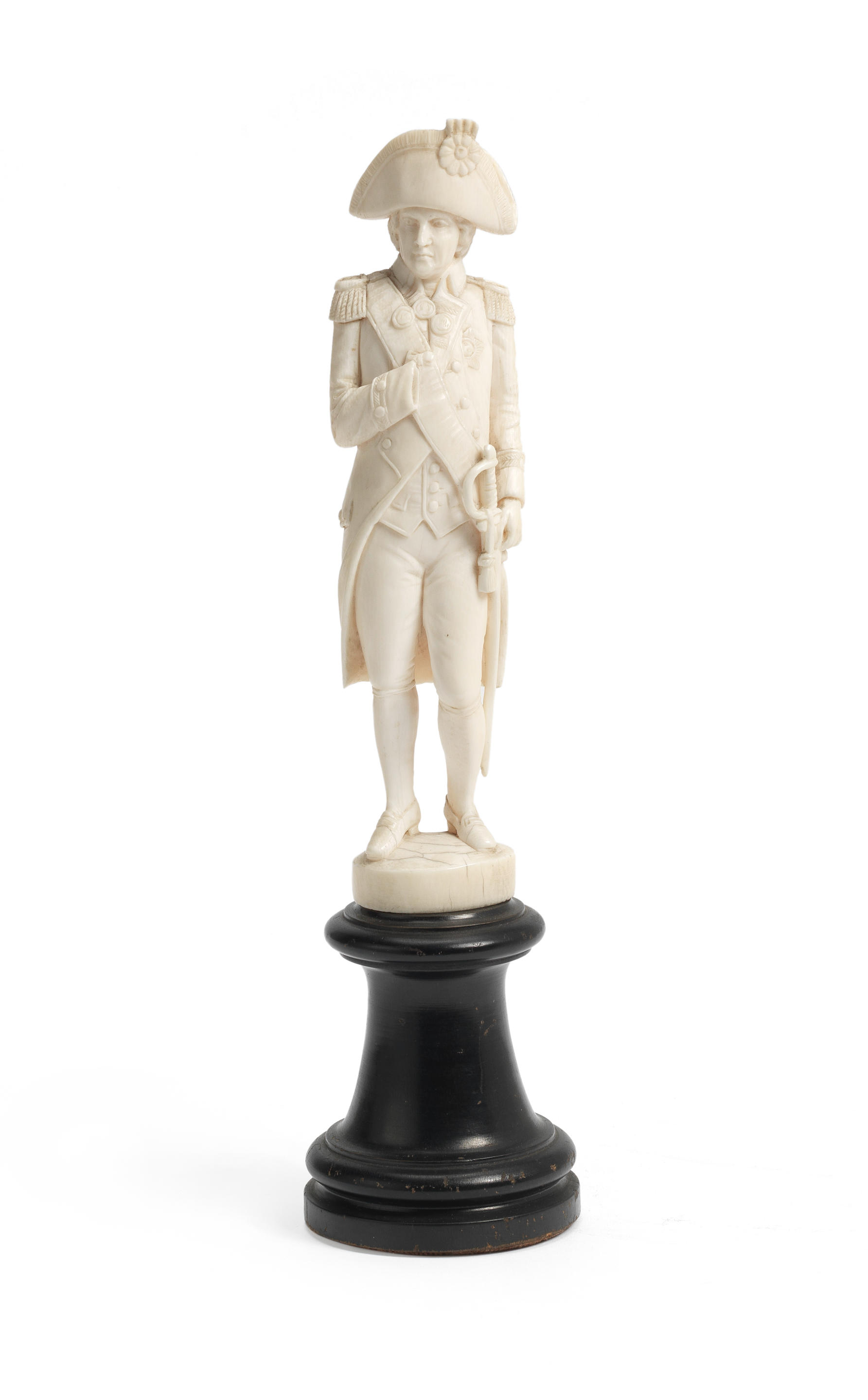 Bonhams A Pair Of Late 19th Century Carved Ivory Figures Of Lord