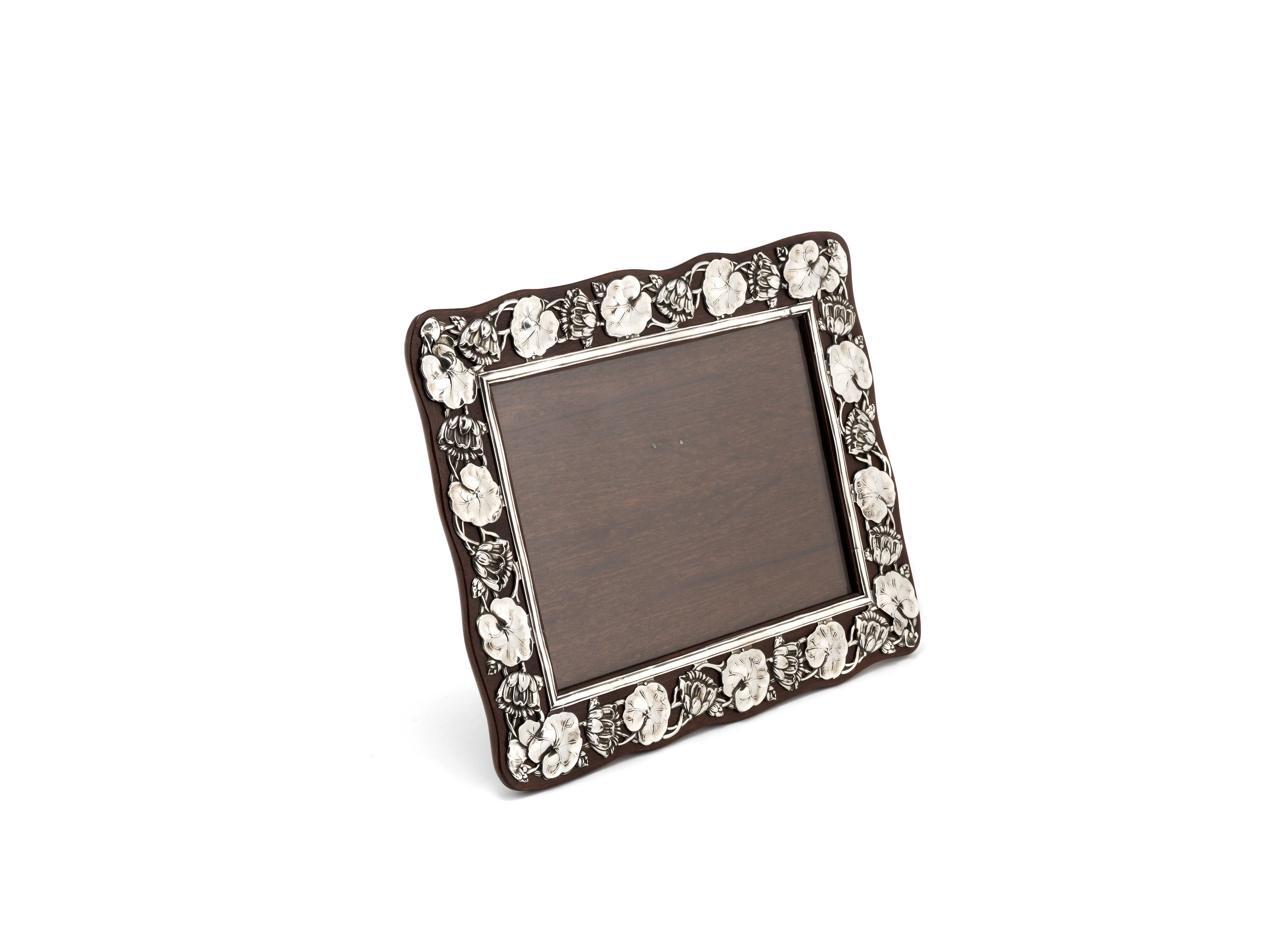 Bonhams : A silver mounted photograph frame by William Neale, Chester 1901