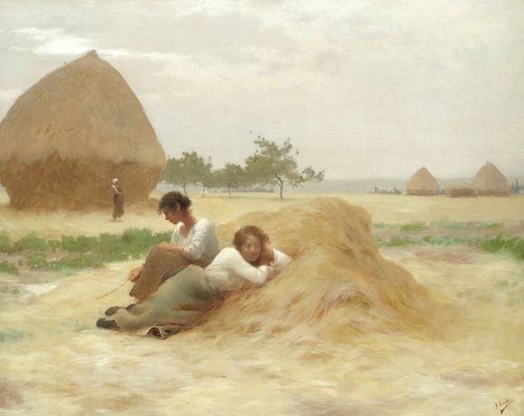 Bonhams : Henry Lerolle (French, 1848-1929) Les moissonneuses