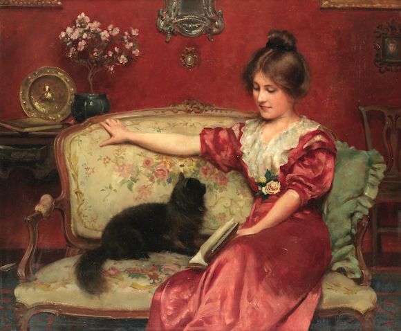Bonhams : Leo A. Malempre (French/British, Exhibited 1887-1901) Femme ...