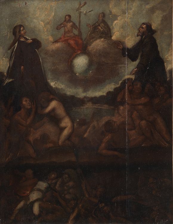 Bonhams : Spanish School, 17th Century The Last Judgement