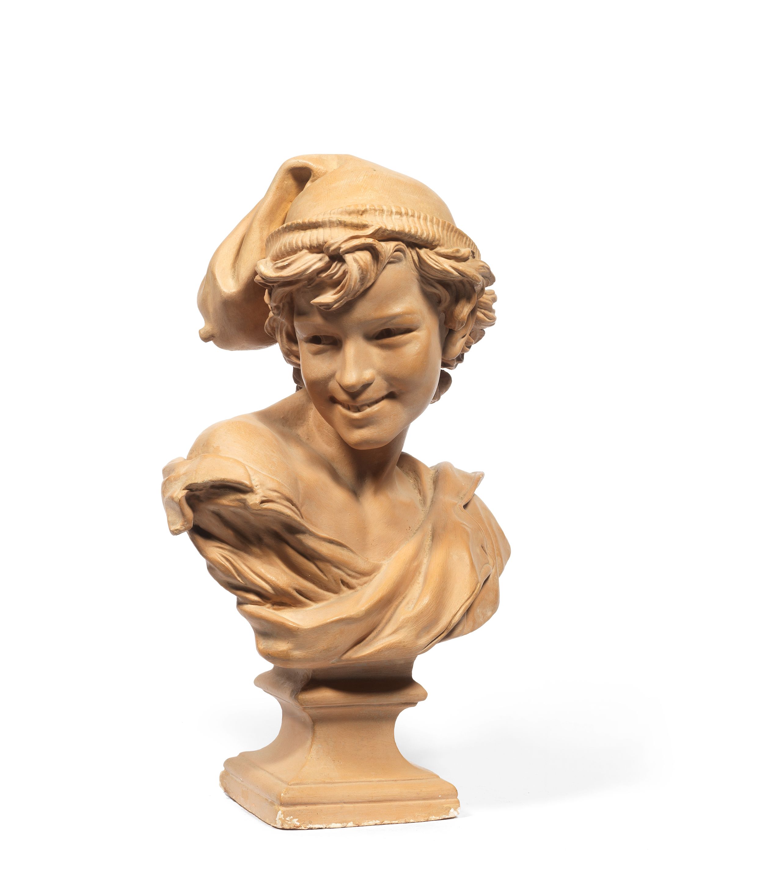 Bonhams : A patinated plaster bust of the Neopolitan fisher boyAfter ...