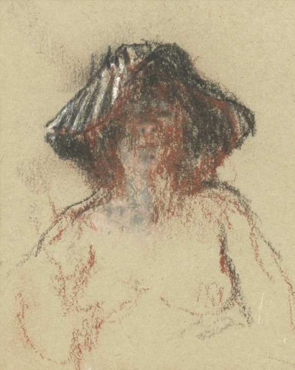 Bonhams : Bernard Dunstan R.A. (British, 1920-2017) Study of a woman in ...