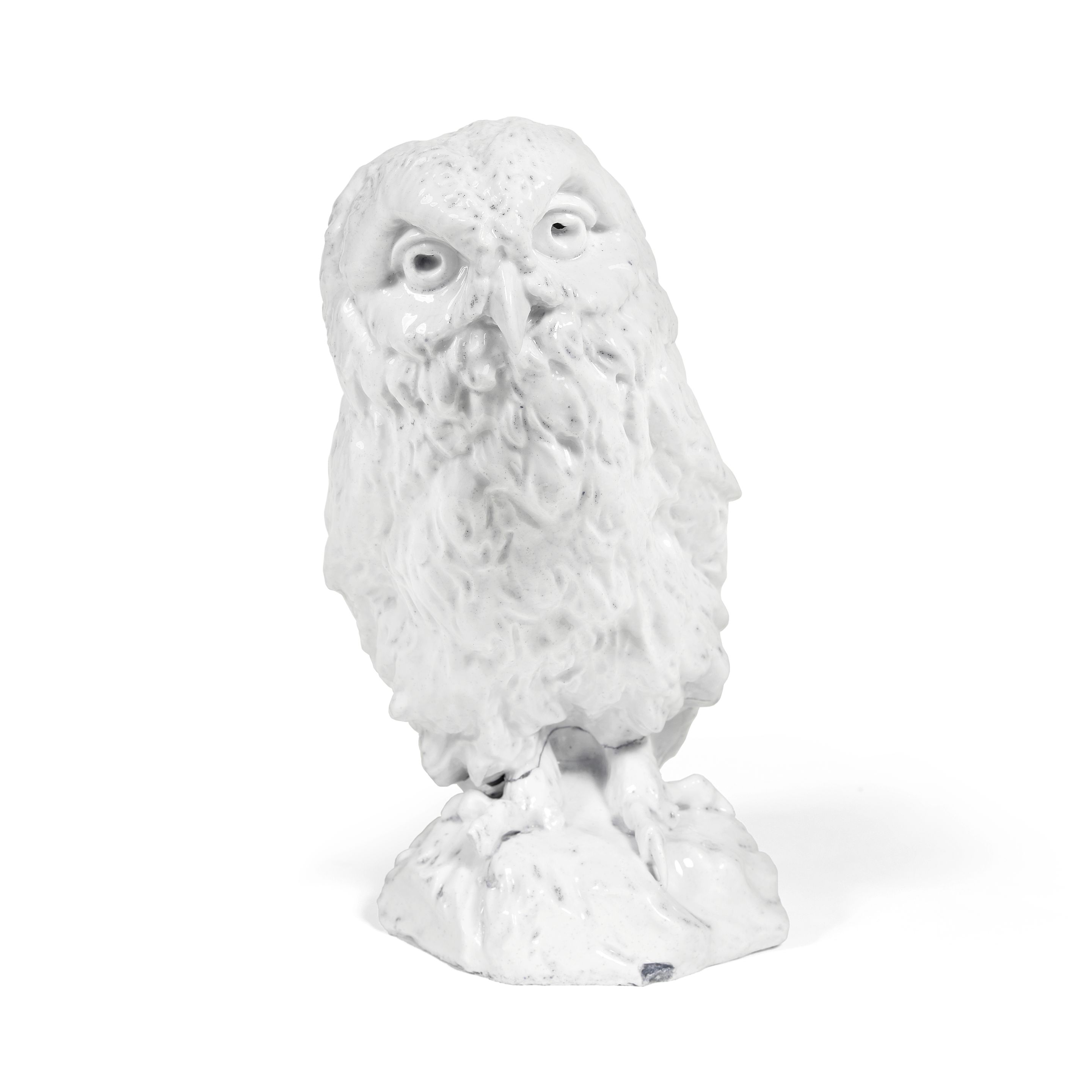 Bonhams : A very rare Chelsea model of an owl, circa 1745-49