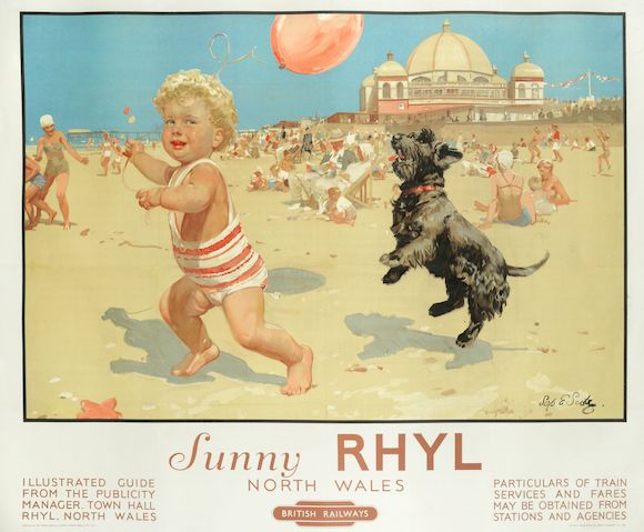 Bonhams : SCOTT, Septimus E (1879-1962) RHYL, sunny North Wales ...