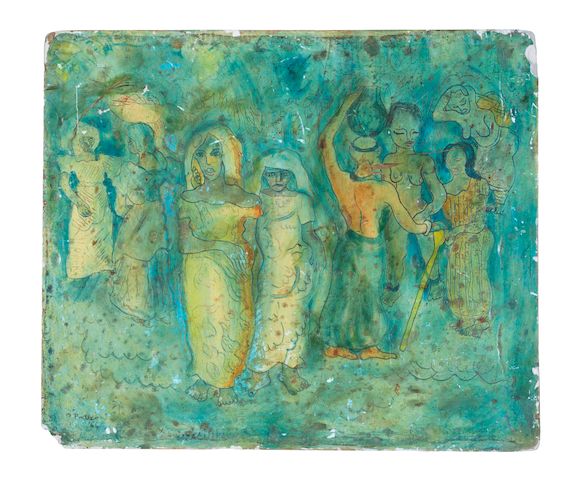 Bonhams : Alexis Preller (South African, 1911-1975) Kivu Women