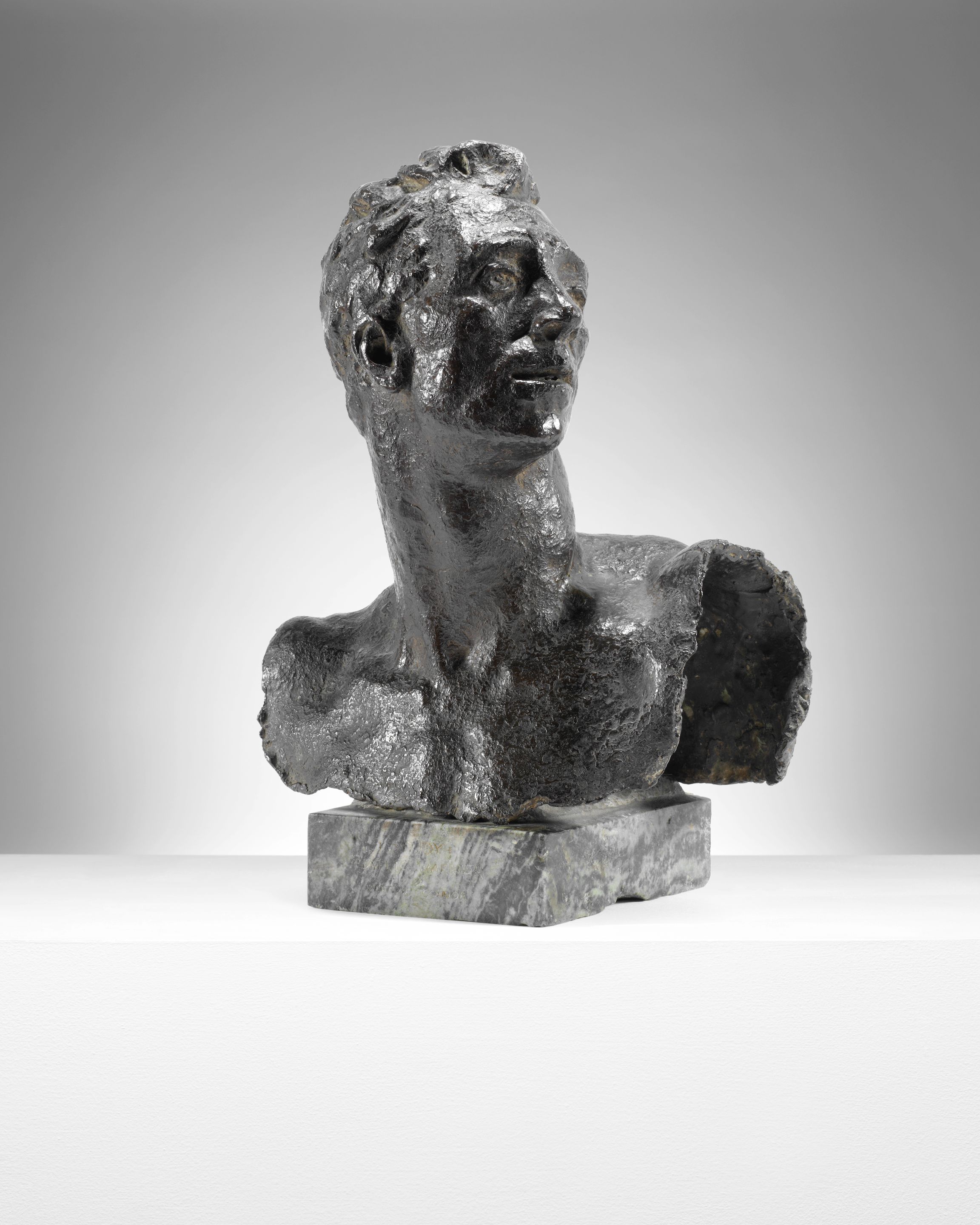 Bonhams : Jerome Connor (Irish, 1875-1943) Gaelic Warrior 33cm (13in ...