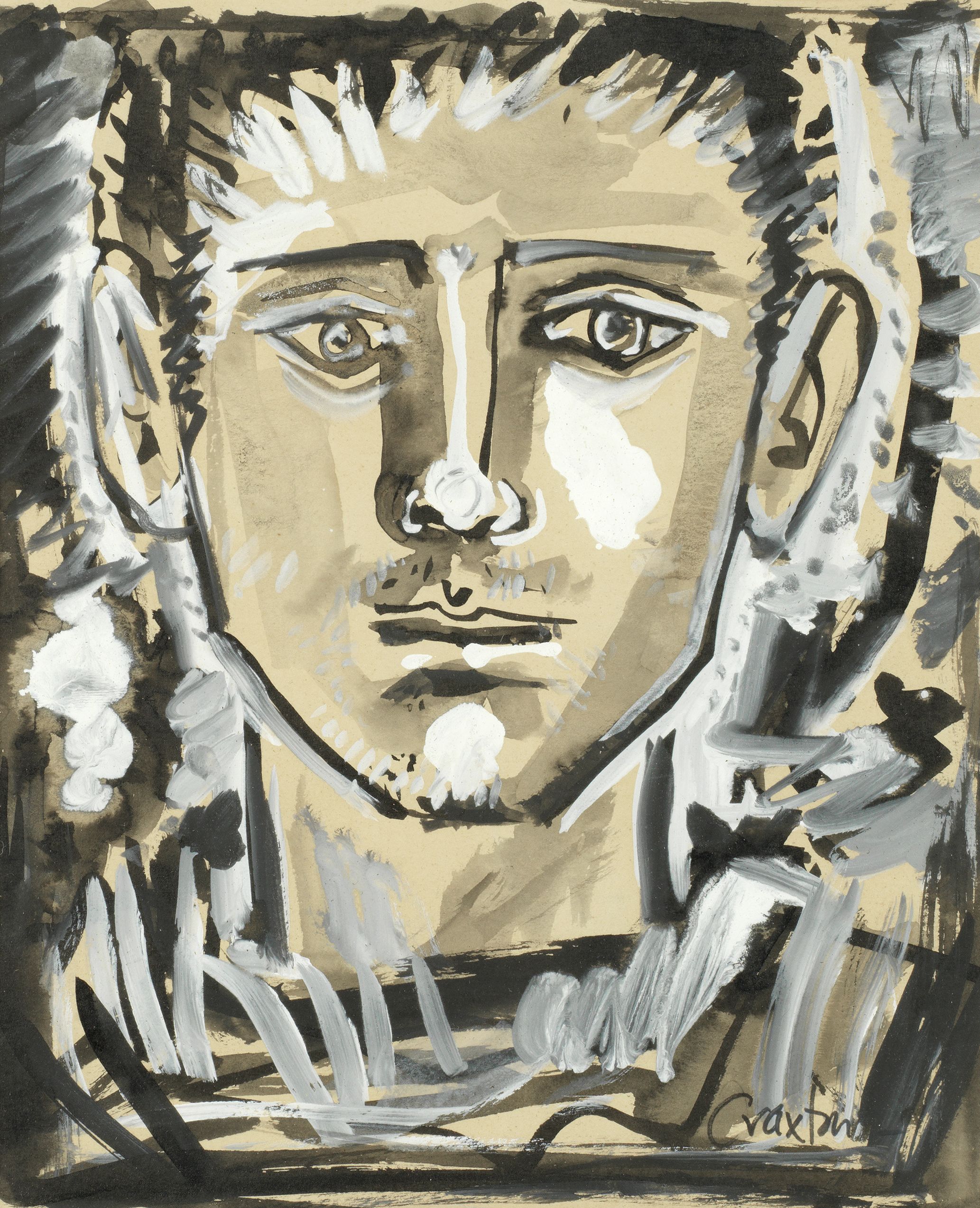 Bonhams : John Craxton R.A. (British, 1922-2009) Portrait of a Man