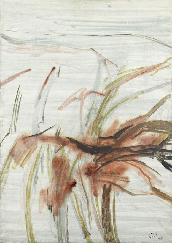 Bonhams : Nasser Assar (Iran, 1928-2011) L'Oiseau Persan