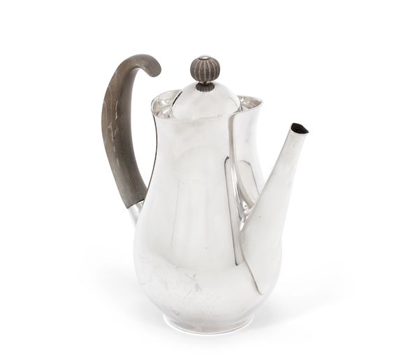 Bonhams : ERIC CLEMENTS FOR MAPPIN AND WEBB: A silver coffee pot by ...
