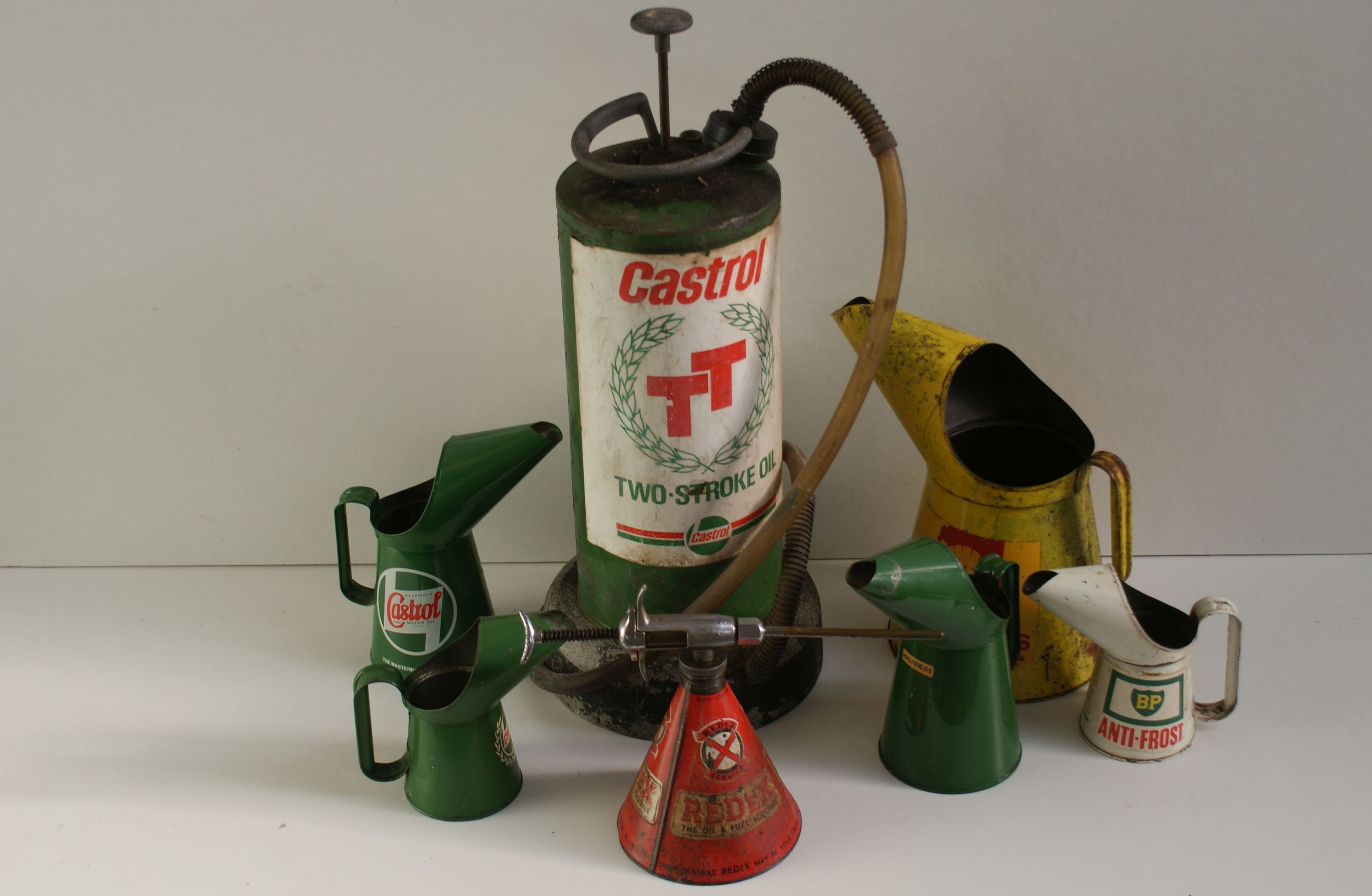 Bonhams Cars : A Castrol TT Two Stroke oil forecourt dispenser,