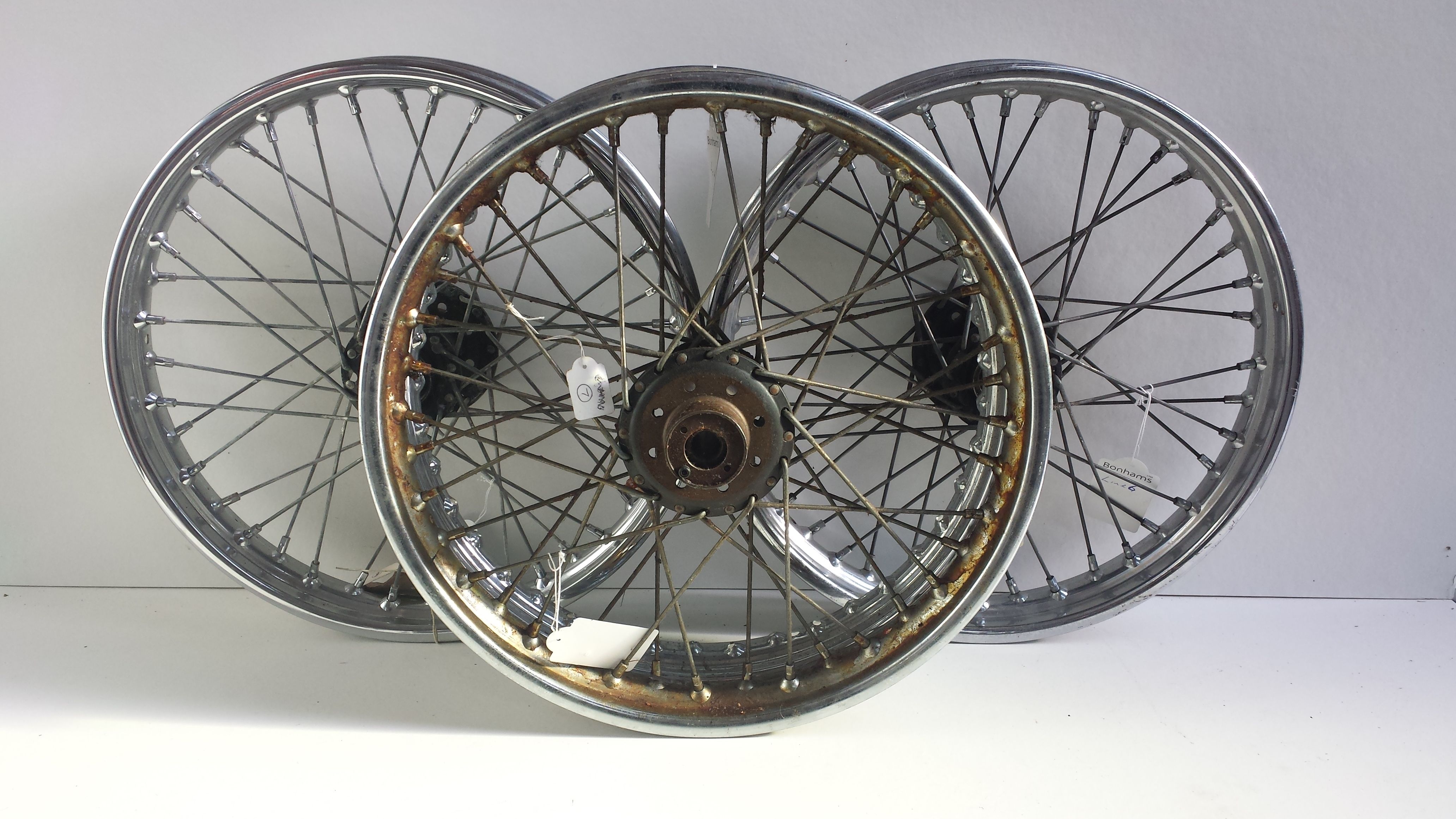 Bonhams Cars : A Dunlop WM3-18 rear wheel,