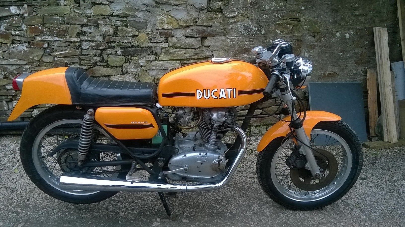 1974 Ducati 250cc Mark 3 Desmo Registration no. SNX 98M Frame no ...