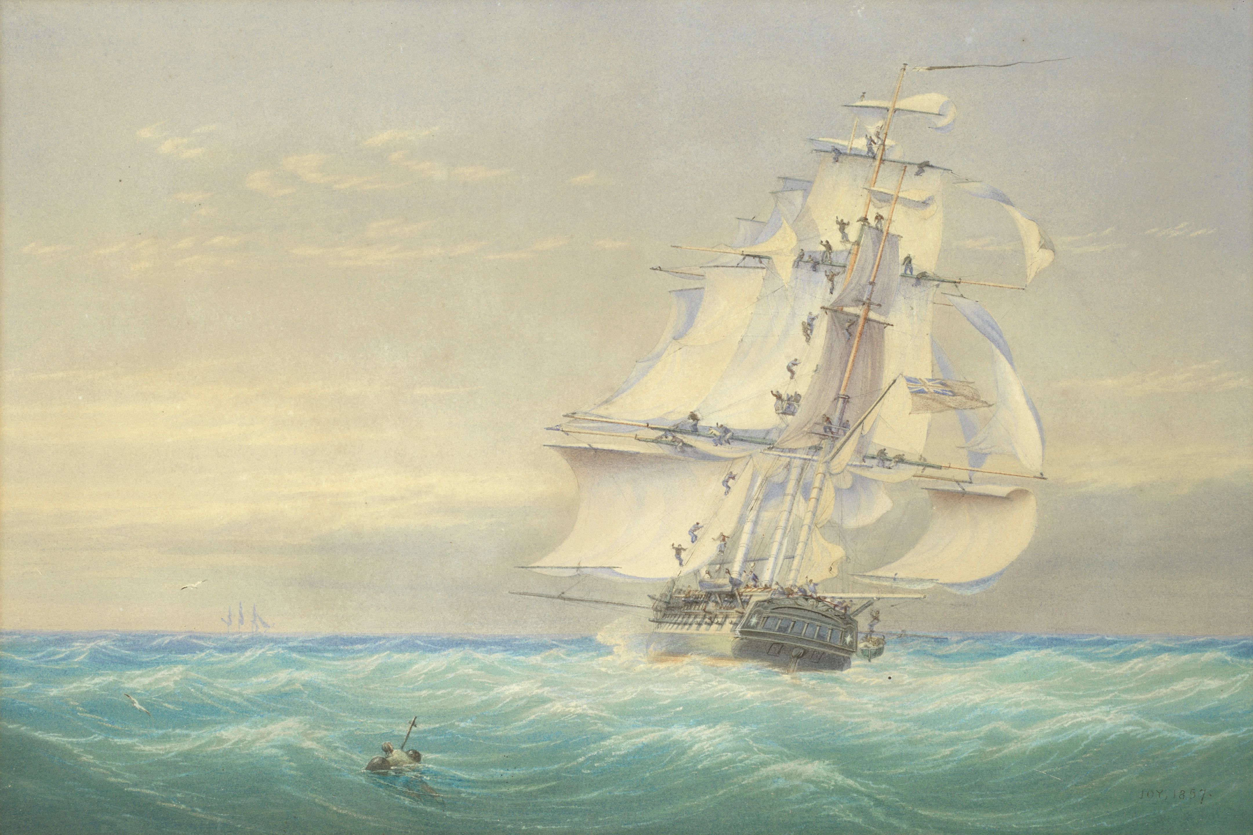Bonhams : William Joy (British, 1803-1867) The rescue