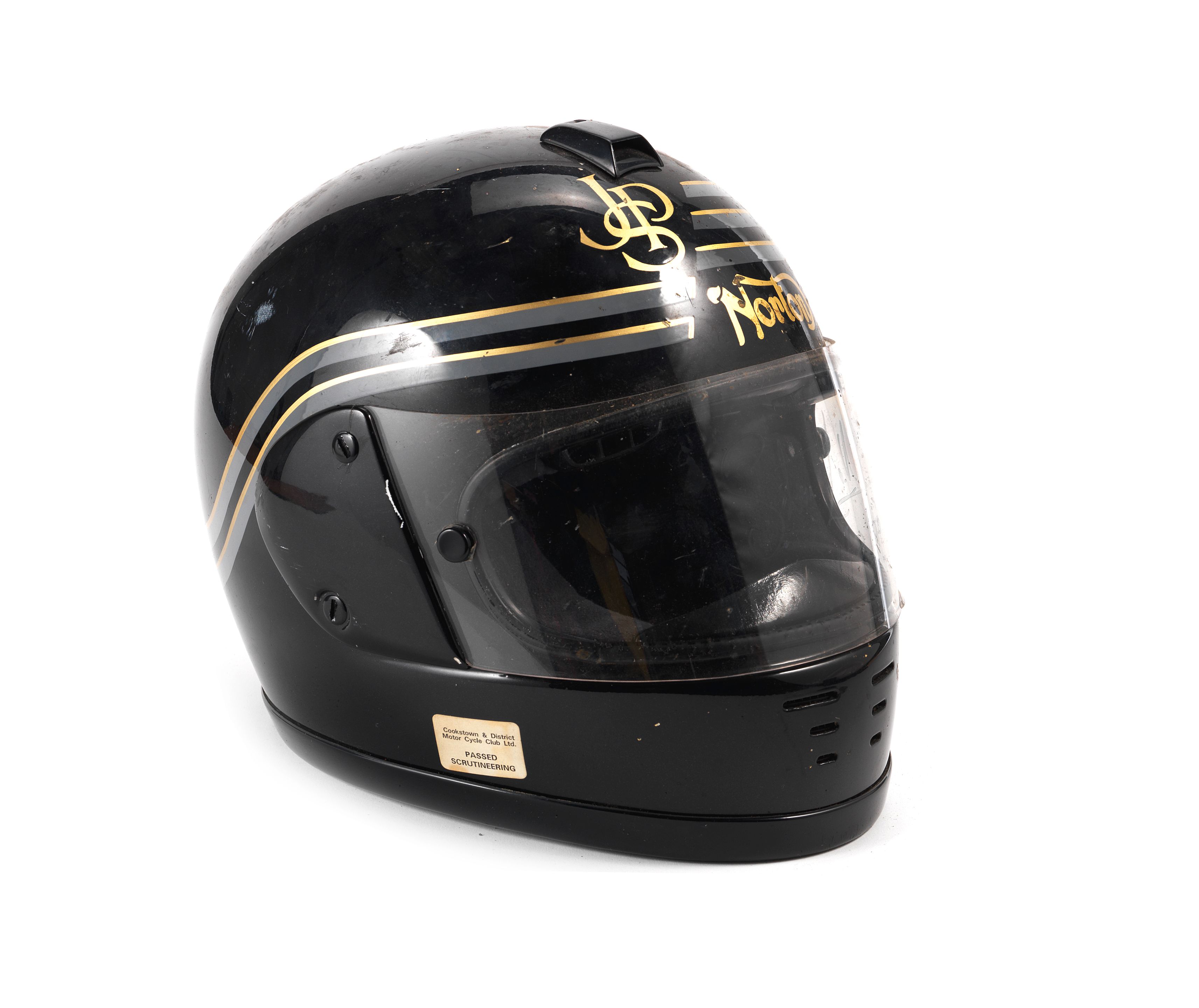 Bonhams Cars : A Steve Cull JPS Helmet,